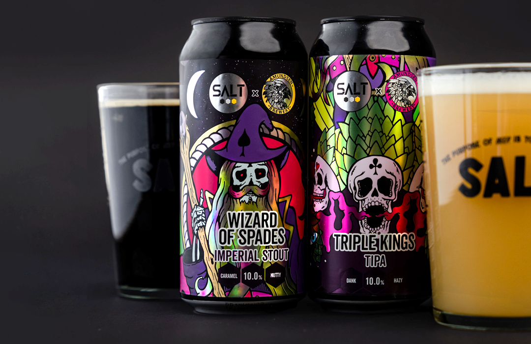 Salt x Amundsen Brewery - Wizard of Spades & Triple Kings - LEWY.UK