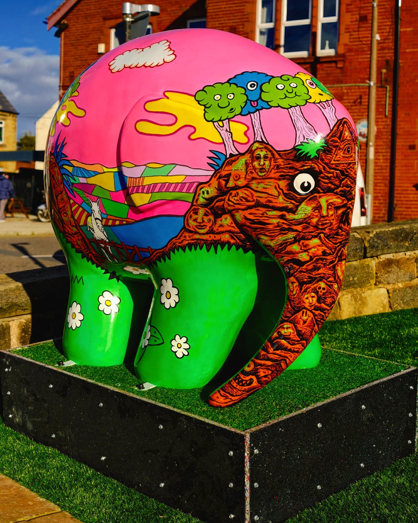 Elmer the Elephant - Barnsley Council - Cudworth - LEWY.UK